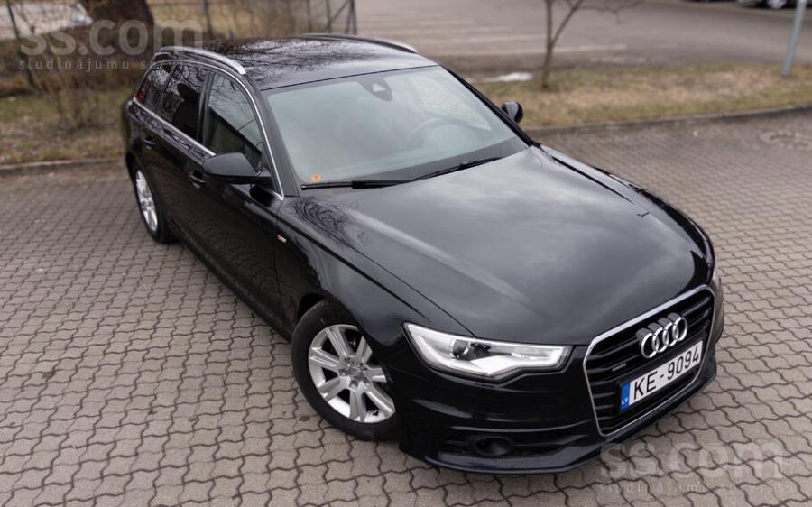 Black Audi A6 2014 in Riga, with an engine capacity of 3.00 L and mileage of 226 thousand km for 10990 €, photo 6 on AUTOMOTO.COM.LV