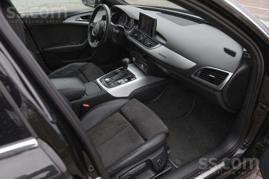 Black Audi A6 2014 in Riga, with an engine capacity of 3.00 L and mileage of 226 thousand km for 10990 €, photo 9 on AUTOMOTO.COM.LV