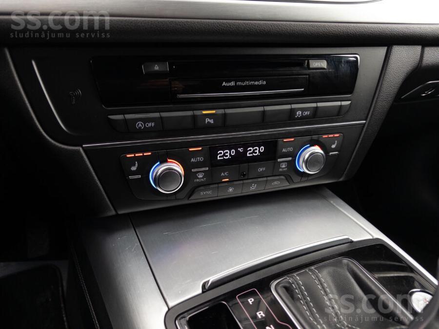 Black Audi A6 2014 in Riga, with an engine capacity of 3.00 L and mileage of 226 thousand km for 10990 €, photo 19 on AUTOMOTO.COM.LV