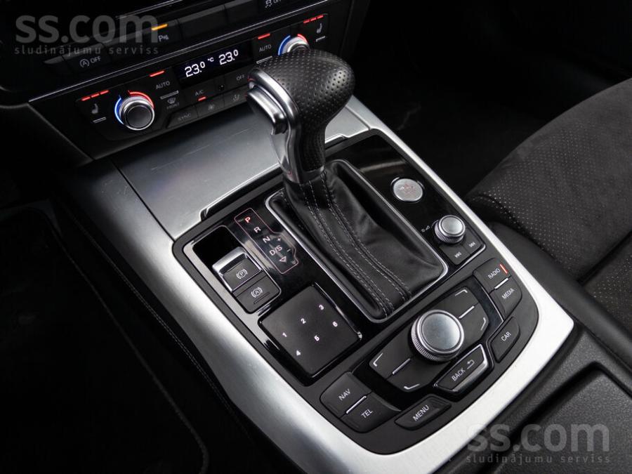 Black Audi A6 2014 in Riga, with an engine capacity of 3.00 L and mileage of 226 thousand km for 10990 €, photo 20 on AUTOMOTO.COM.LV