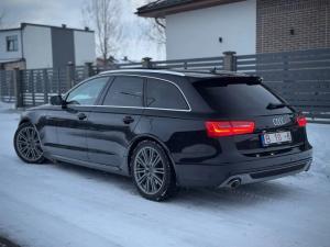 Black Audi A6 2014 in Jelgava, with an engine capacity of 3.00 L and mileage of 189 thousand km for 15900 €, photo 4 on AUTOMOTO.COM.LV
