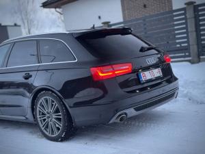 Black Audi A6 2014 in Jelgava, with an engine capacity of 3.00 L and mileage of 189 thousand km for 15900 €, photo 5 on AUTOMOTO.COM.LV