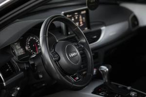 Black Audi A6 2014 in Jelgava, with an engine capacity of 3.00 L and mileage of 189 thousand km for 15900 €, photo 10 on AUTOMOTO.COM.LV