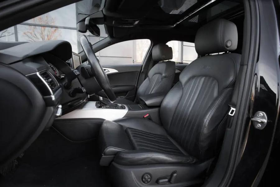 Black Audi A6 2014 in Jelgava, with an engine capacity of 3.00 L and mileage of 189 thousand km for 15900 €, photo 13 on AUTOMOTO.COM.LV