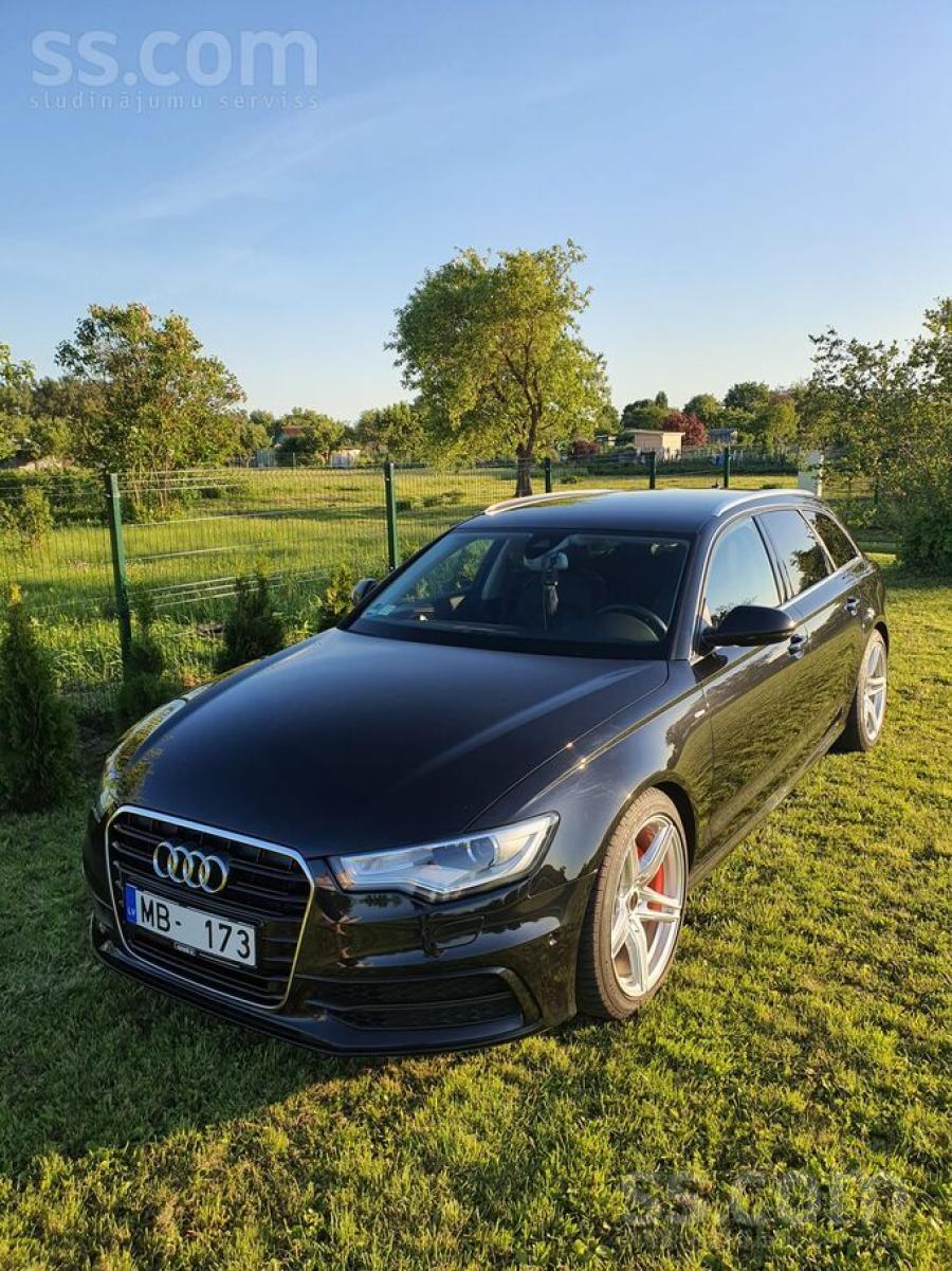 Black Audi A6 2014 in Bauska, with an engine capacity of 3.00 L and mileage of 138 thousand km for 15500 €, photo 3 on AUTOMOTO.COM.LV