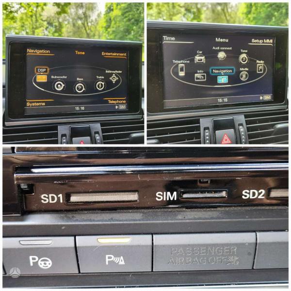 Black Audi A6 2014 in Vilnius, with an engine capacity of 3.00 L and mileage of 268 thousand km for 10900 €, photo 10 on AUTOMOTO.COM.LV
