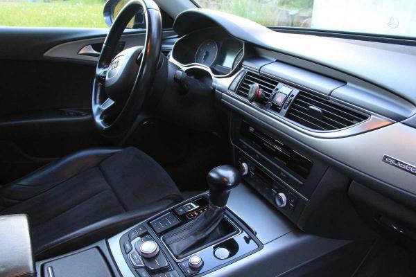 Black Audi A6 2014 in Vilnius, with an engine capacity of 2.97 L and mileage of 305 thousand km for 10300 €, photo 9 on AUTOMOTO.COM.LV