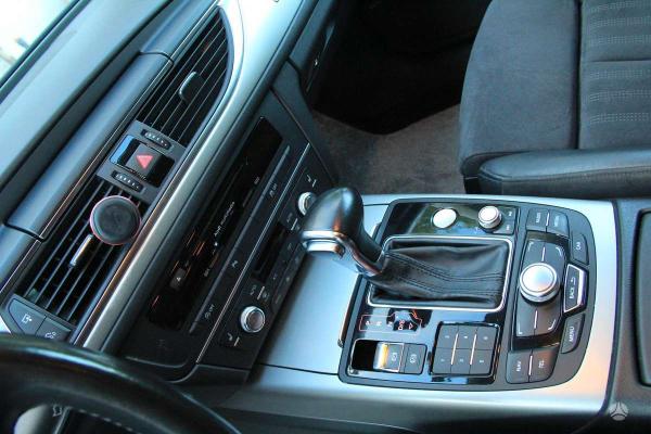 Black Audi A6 2014 in Vilnius, with an engine capacity of 2.97 L and mileage of 305 thousand km for 10300 €, photo 10 on AUTOMOTO.COM.LV