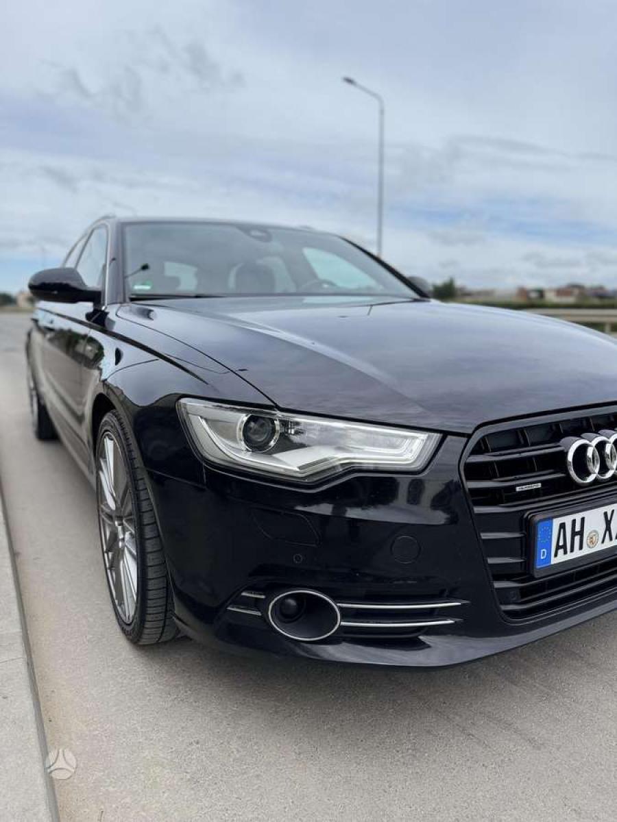 Black Audi A6 2014 in Kaunas, with an engine capacity of 2.97 L and mileage of 137 thousand km for 15550 €, photo 3 on AUTOMOTO.COM.LV