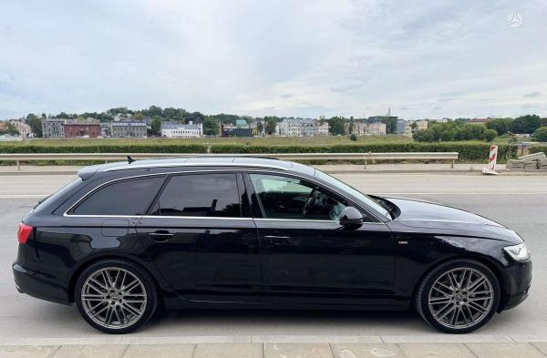 Black Audi A6 2014 in Kaunas, with an engine capacity of 2.97 L and mileage of 137 thousand km for 15550 €, photo 3 on AUTOMOTO.COM.LV