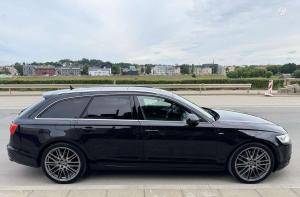 Black Audi A6 2014 in Kaunas, with an engine capacity of 2.97 L and mileage of 137 thousand km for 15550 €, photo 4 on AUTOMOTO.COM.LV
