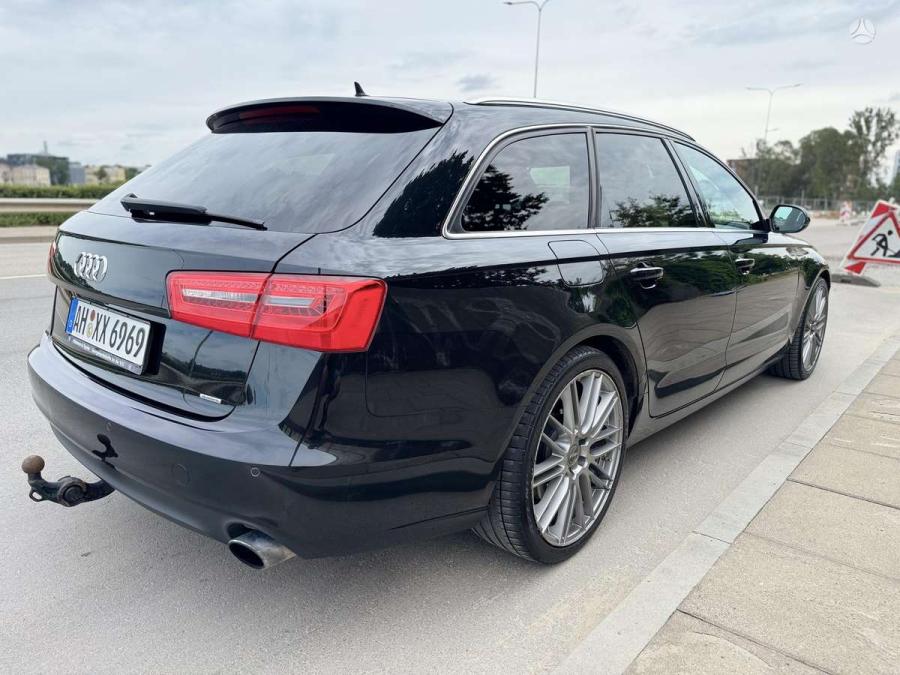 Black Audi A6 2014 in Kaunas, with an engine capacity of 2.97 L and mileage of 137 thousand km for 15550 €, photo 5 on AUTOMOTO.COM.LV