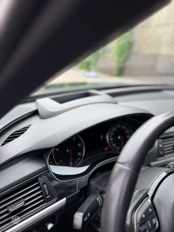Black Audi A6 2014 in Kaunas, with an engine capacity of 2.97 L and mileage of 137 thousand km for 15550 €, photo 10 on AUTOMOTO.COM.LV