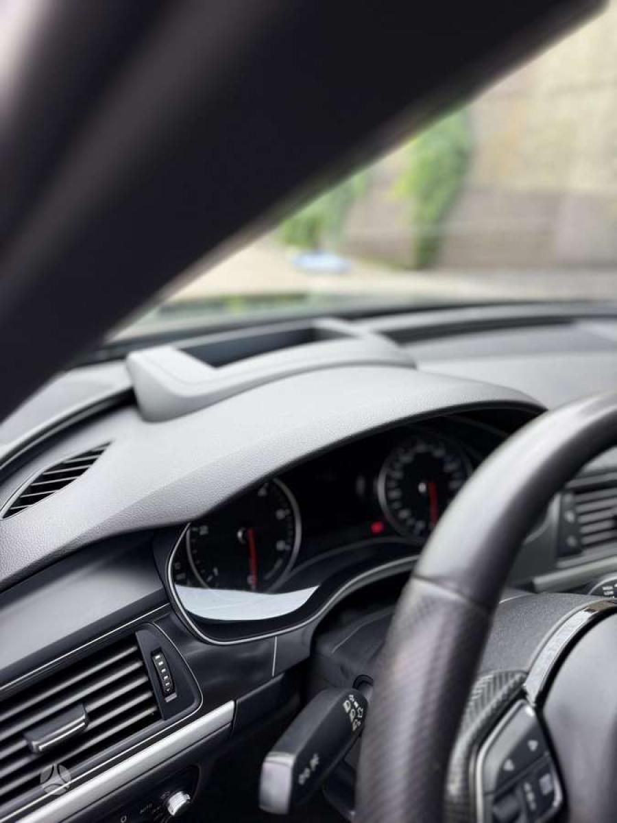 Black Audi A6 2014 in Kaunas, with an engine capacity of 2.97 L and mileage of 137 thousand km for 15550 €, photo 11 on AUTOMOTO.COM.LV