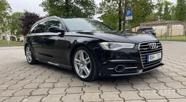 Black Audi A6 2014 in Riga, with an engine capacity of 3.00 L and mileage of 265 thousand km for 14500 €, photo 2 on AUTOMOTO.COM.LV