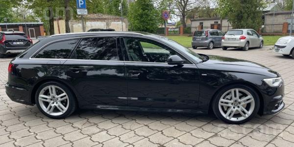 Black Audi A6 2014 in Riga, with an engine capacity of 3.00 L and mileage of 265 thousand km for 14500 €, photo 3 on AUTOMOTO.COM.LV