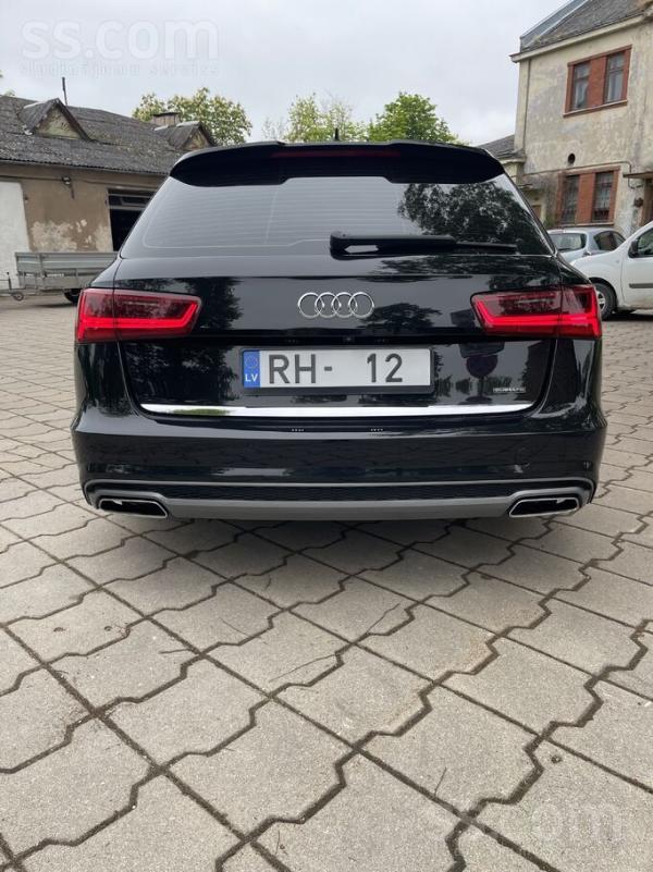 Black Audi A6 2014 in Riga, with an engine capacity of 3.00 L and mileage of 265 thousand km for 14500 €, photo 7 on AUTOMOTO.COM.LV
