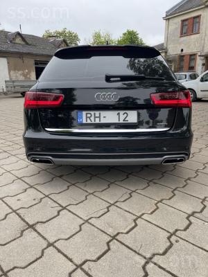 Black Audi A6 2014 in Riga, with an engine capacity of 3.00 L and mileage of 265 thousand km for 14500 €, photo 8 on AUTOMOTO.COM.LV