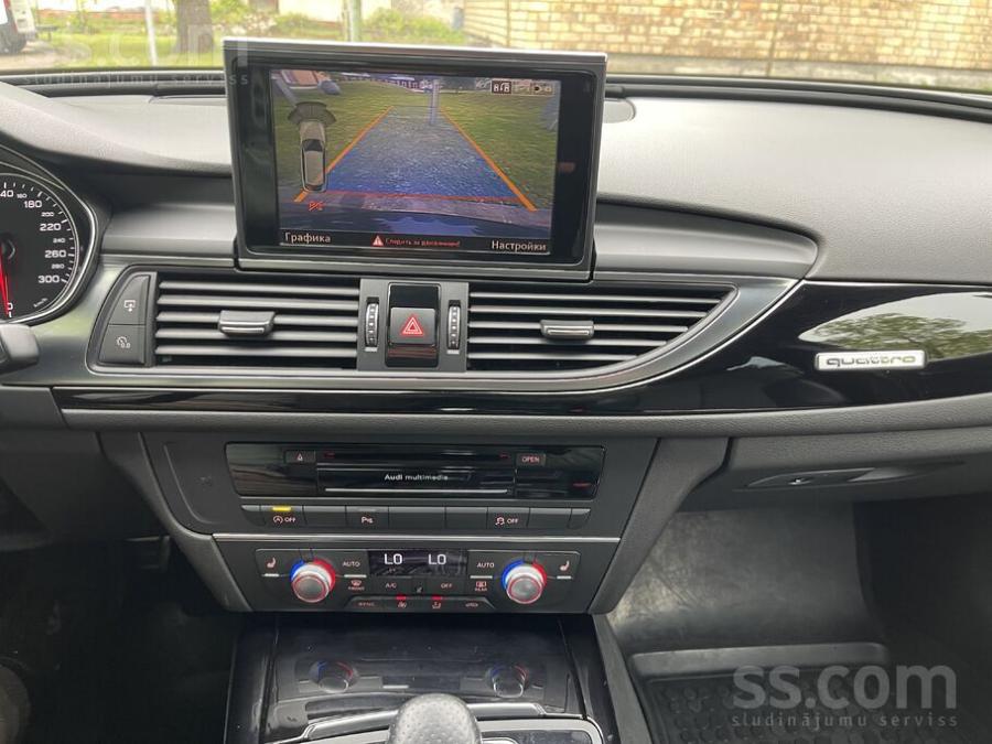 Black Audi A6 2014 in Riga, with an engine capacity of 3.00 L and mileage of 265 thousand km for 14500 €, photo 11 on AUTOMOTO.COM.LV