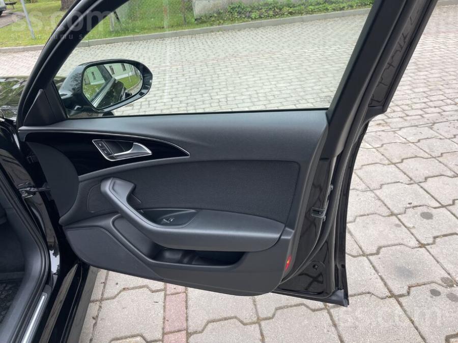 Black Audi A6 2014 in Riga, with an engine capacity of 3.00 L and mileage of 265 thousand km for 14500 €, photo 15 on AUTOMOTO.COM.LV
