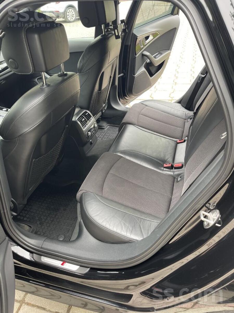 Black Audi A6 2014 in Riga, with an engine capacity of 3.00 L and mileage of 265 thousand km for 14500 €, photo 21 on AUTOMOTO.COM.LV