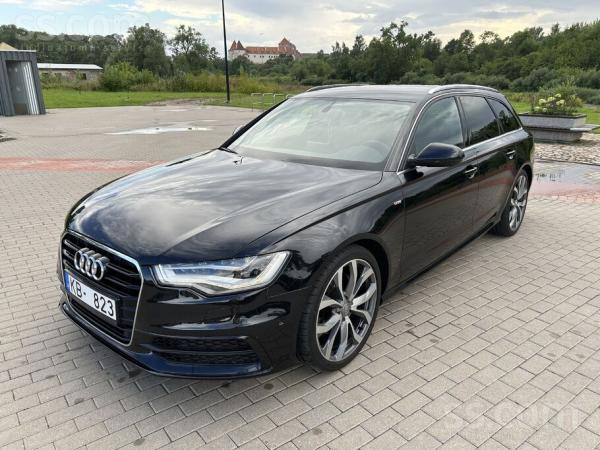 Black Audi A6 2014 in Bauska, with an engine capacity of 3.00 L and mileage of 296 thousand km for 10000 €, photo 1 on AUTOMOTO.COM.LV