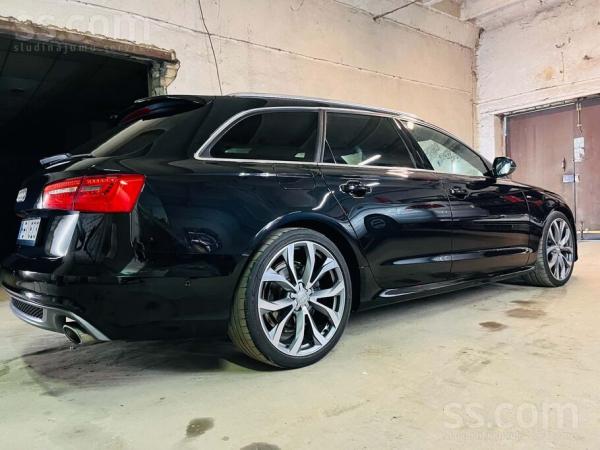 Black Audi A6 2014 in Bauska, with an engine capacity of 3.00 L and mileage of 296 thousand km for 10000 €, photo 6 on AUTOMOTO.COM.LV