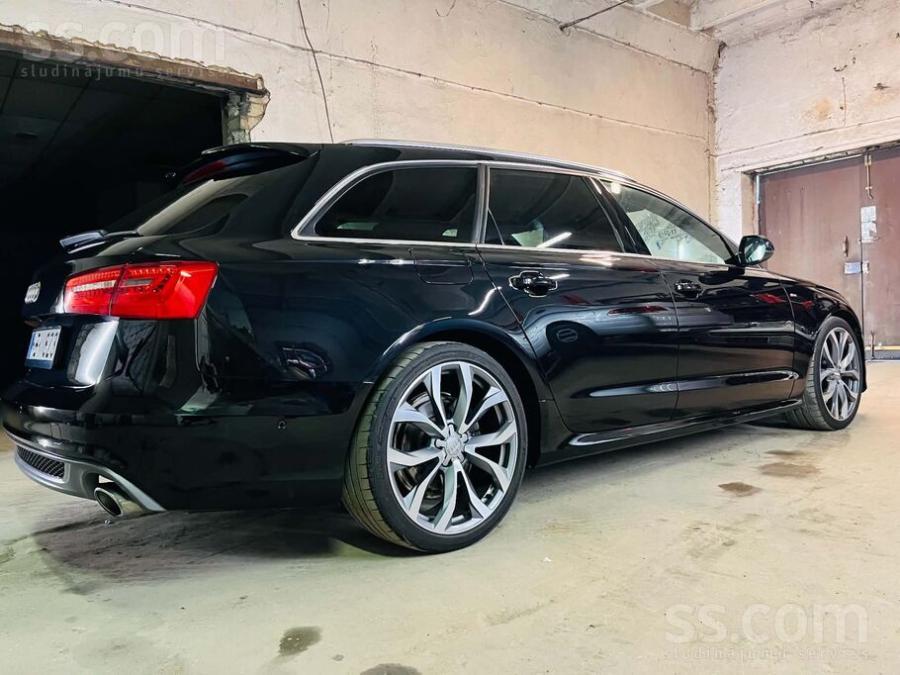 Black Audi A6 2014 in Bauska, with an engine capacity of 3.00 L and mileage of 296 thousand km for 10000 €, photo 7 on AUTOMOTO.COM.LV