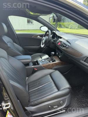 Black Audi A6 2014 in Bauska, with an engine capacity of 3.00 L and mileage of 296 thousand km for 10000 €, photo 13 on AUTOMOTO.COM.LV