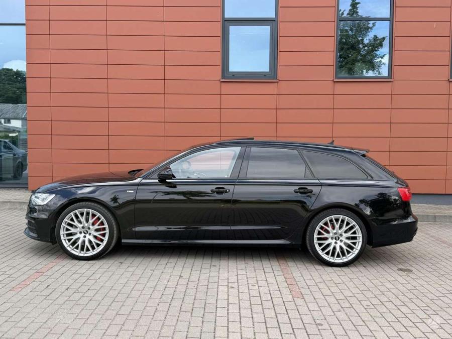 Black Audi A6 2014 in Utena, with an engine capacity of 2.97 L and mileage of 254 thousand km for 14650 €, photo 19 on AUTOMOTO.COM.LV