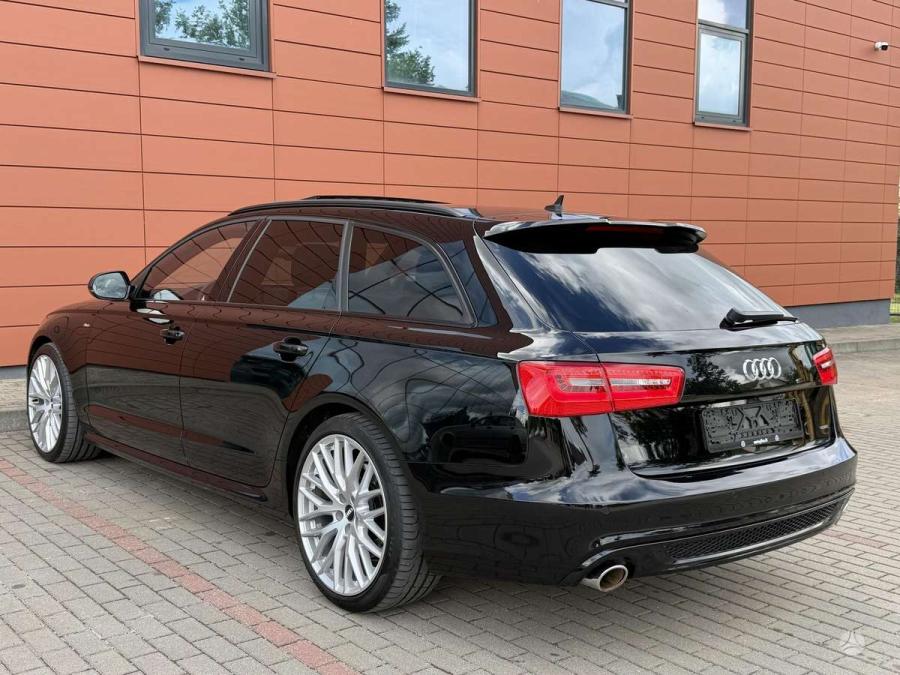 Black Audi A6 2014 in Utena, with an engine capacity of 2.97 L and mileage of 254 thousand km for 14650 €, photo 26 on AUTOMOTO.COM.LV