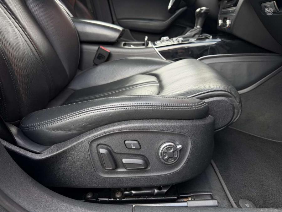Black Audi A6 2014 in Utena, with an engine capacity of 2.97 L and mileage of 254 thousand km for 14650 €, photo 45 on AUTOMOTO.COM.LV