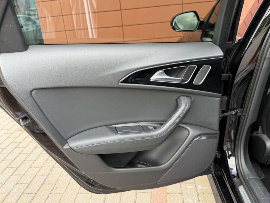 Black Audi A6 2014 in Utena, with an engine capacity of 2.97 L and mileage of 254 thousand km for 14650 €, photo 67 on AUTOMOTO.COM.LV