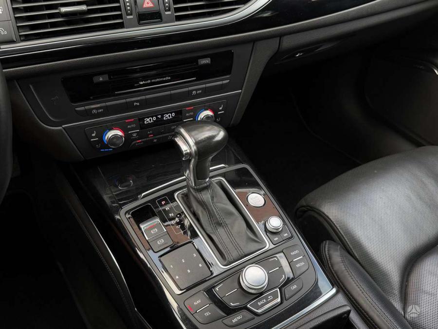 Black Audi A6 2014 in Utena, with an engine capacity of 2.97 L and mileage of 254 thousand km for 14650 €, photo 74 on AUTOMOTO.COM.LV