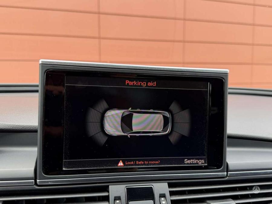Black Audi A6 2014 in Utena, with an engine capacity of 2.97 L and mileage of 254 thousand km for 14650 €, photo 76 on AUTOMOTO.COM.LV