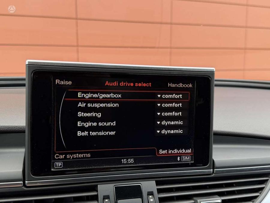 Black Audi A6 2014 in Utena, with an engine capacity of 2.97 L and mileage of 254 thousand km for 14650 €, photo 78 on AUTOMOTO.COM.LV