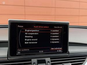 Black Audi A6 2014 in Utena, with an engine capacity of 2.97 L and mileage of 254 thousand km for 14650 €, photo 79 on AUTOMOTO.COM.LV