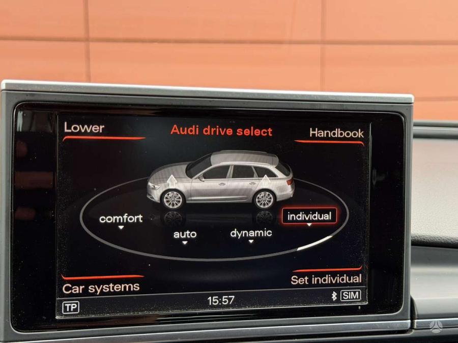 Black Audi A6 2014 in Utena, with an engine capacity of 2.97 L and mileage of 254 thousand km for 14650 €, photo 90 on AUTOMOTO.COM.LV