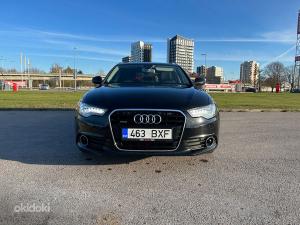 Black Audi A6 2014 in Tallinn, with an engine capacity of 3.00 L and mileage of 265 thousand km for 10500 €, photo 4 on AUTOMOTO.COM.LV