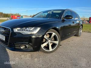 Black Audi A6 2014 in Tallinn, with an engine capacity of 3.00 L and mileage of 265 thousand km for 10500 €, photo 9 on AUTOMOTO.COM.LV