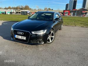 Black Audi A6 2014 in Tallinn, with an engine capacity of 3.00 L and mileage of 265 thousand km for 10500 €, photo 10 on AUTOMOTO.COM.LV