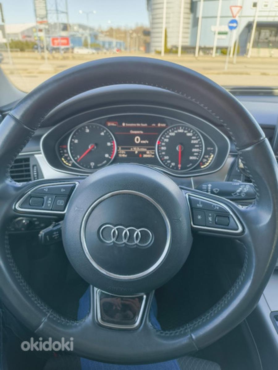 Black Audi A6 2014 in Tallinn, with an engine capacity of 3.00 L and mileage of 265 thousand km for 10500 €, photo 12 on AUTOMOTO.COM.LV