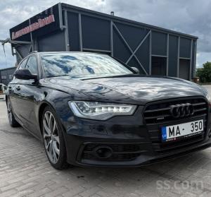 Black Audi A6 2014 in Riga, with an engine capacity of 3.00 L and mileage of 269 thousand km for 18500 €, photo  on AUTOMOTO.COM.LV