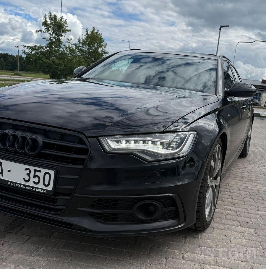 Black Audi A6 2014 in Riga, with an engine capacity of 3.00 L and mileage of 269 thousand km for 18500 €, photo 3 on AUTOMOTO.COM.LV