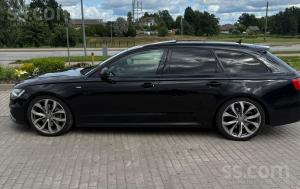 Black Audi A6 2014 in Riga, with an engine capacity of 3.00 L and mileage of 269 thousand km for 18500 €, photo 4 on AUTOMOTO.COM.LV