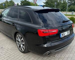 Black Audi A6 2014 in Riga, with an engine capacity of 3.00 L and mileage of 269 thousand km for 18500 €, photo 5 on AUTOMOTO.COM.LV