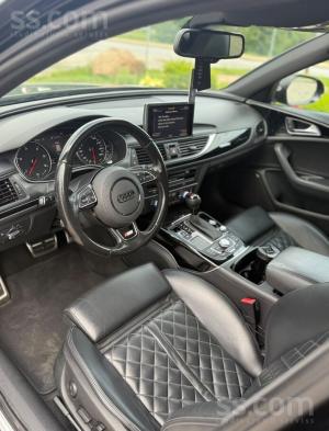 Black Audi A6 2014 in Riga, with an engine capacity of 3.00 L and mileage of 269 thousand km for 18500 €, photo 9 on AUTOMOTO.COM.LV