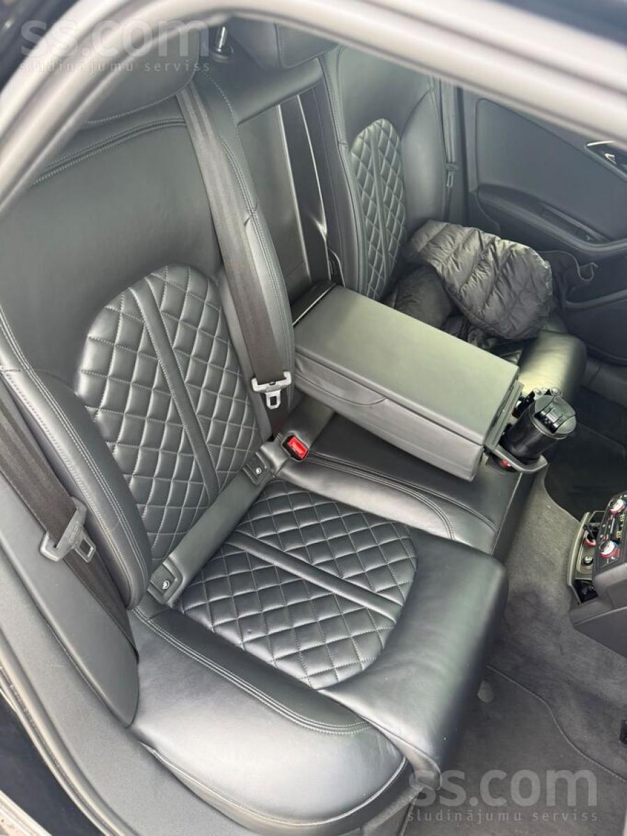 Black Audi A6 2014 in Riga, with an engine capacity of 3.00 L and mileage of 269 thousand km for 18500 €, photo 11 on AUTOMOTO.COM.LV