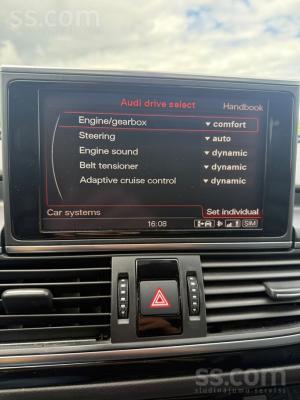 Black Audi A6 2014 in Riga, with an engine capacity of 3.00 L and mileage of 269 thousand km for 18500 €, photo 13 on AUTOMOTO.COM.LV