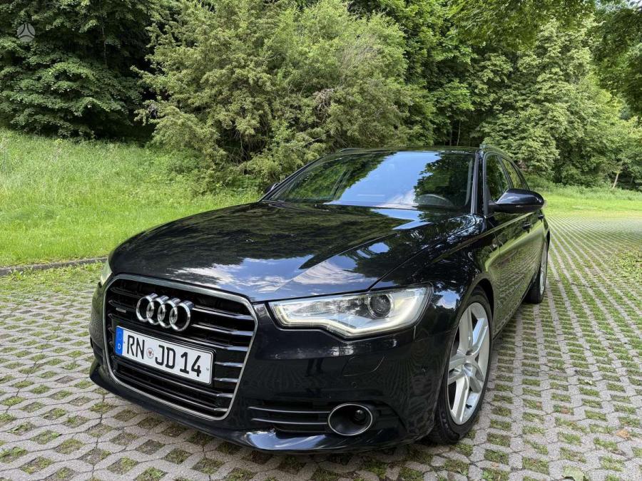 Black Audi A6 2014 in Vilnius, with an engine capacity of 3.00 L and mileage of 268 thousand km for 10750 €, photo 1 on AUTOMOTO.COM.LV